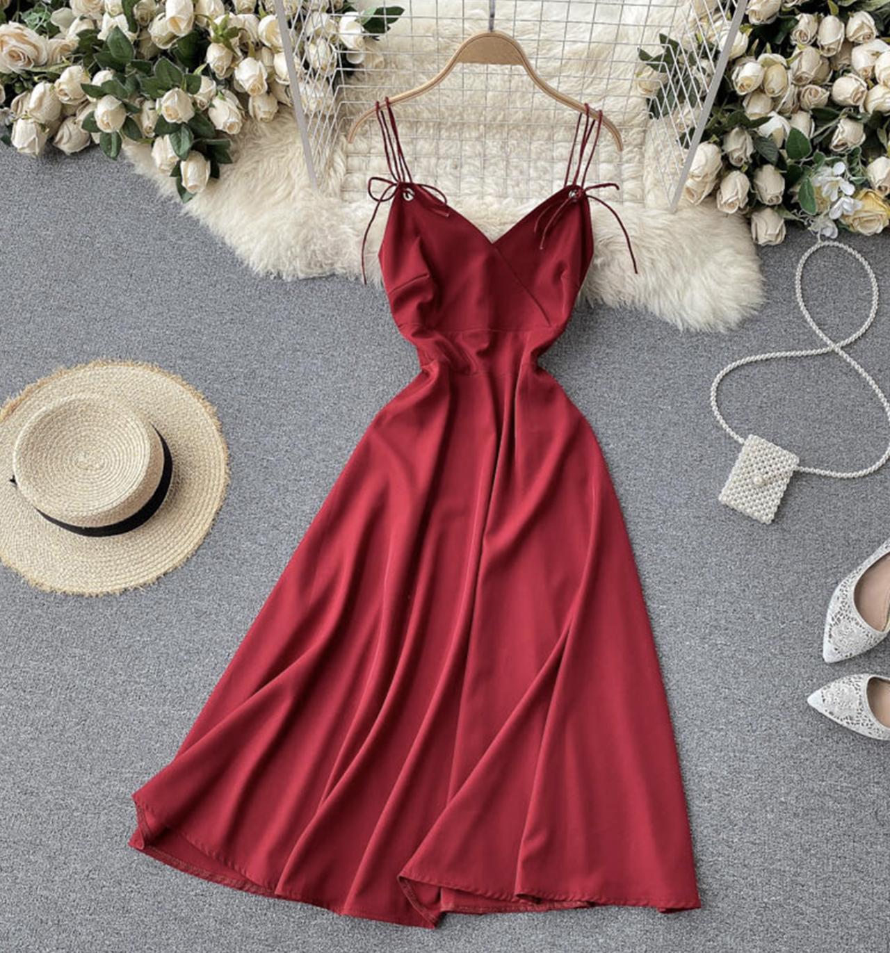 Simple A Line Short Dress Fashion Dress on Luulla