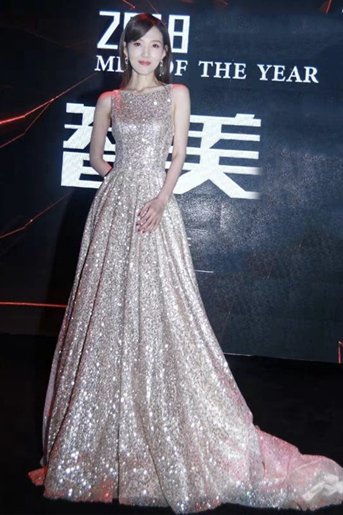 Shiny Sequins Long Ball Gown Dress Formal Dress on Luulla