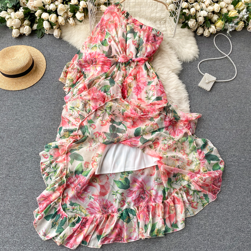 Chic One Shoulder Summer Fashion Dress on Luulla