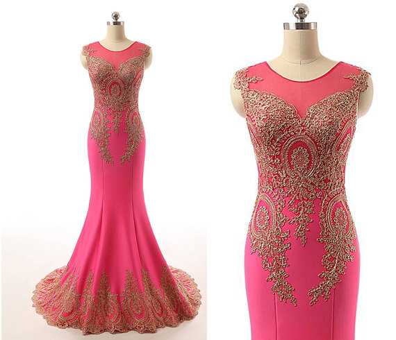 White Prom Dresses Sparkle Evening Dress Gold Beaded Prom Dresses Red