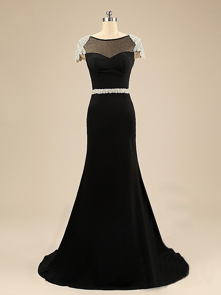Black Prom Dresses,backless Prom Dress,chiffon Prom Dress,mermaid Prom ...