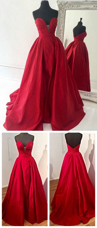 Sweetheart Ball Gown,gorgeous Evening Dress With Open Back P0210 on Luulla