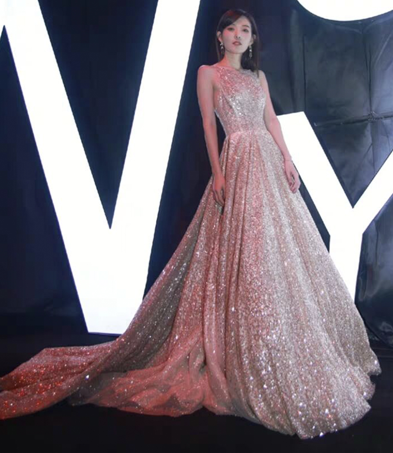 Shiny Sequins Long Ball Gown Dress Formal Dress on Luulla