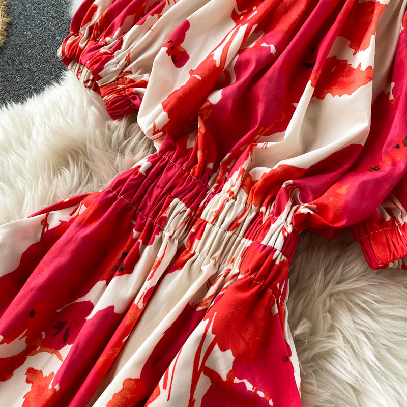 Beautiful Off The Shoulder Red Summer Dresses on Luulla