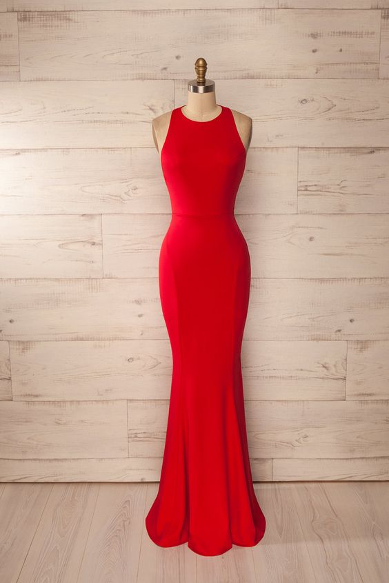 Red Long Prom Dresses Formal Dresses Evening Dresses on Luulla